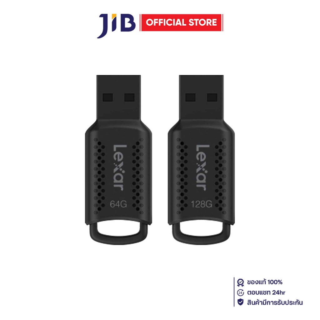 FLASH DRIVE (แฟลชไดร์ฟ) LEXAR JUMPDRIVE V400 USB 3.0 - BLACK (64 GB ...