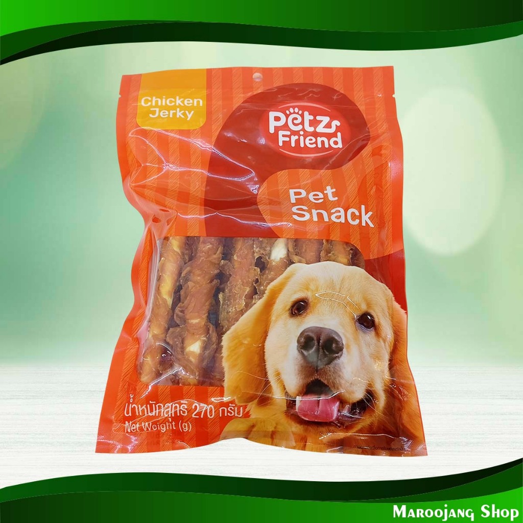 ขนมสุนัข ไก่พันครันชี่ เพ็ทส์เฟรนด์ 270 กรัม Dog Treats Chicken Wrapped Crunchy Petz Friend ...