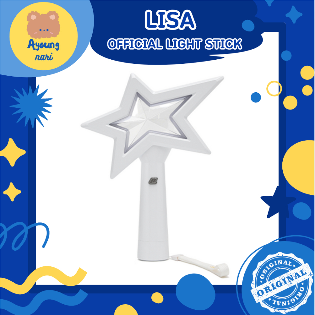 พร้อมส่ง LISA OFFICIAL STAR LIGHT LIGHTSTICK ของแท้ แท่งไฟ ลิซ่า ...