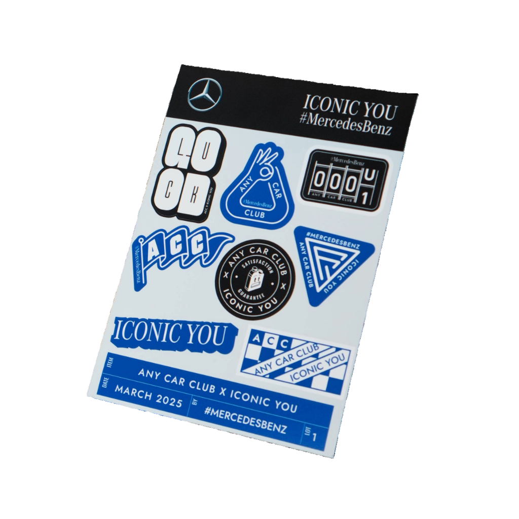 Mercedes-Benz Sticker Any Car Club x Iconic You | Shopee Thailand