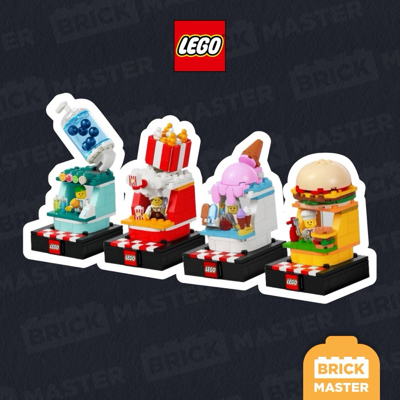 LEGO Brick Bites Bricktober 2024 full set 4 ตัว (หายาก) (ของแท้ พร้อม ...