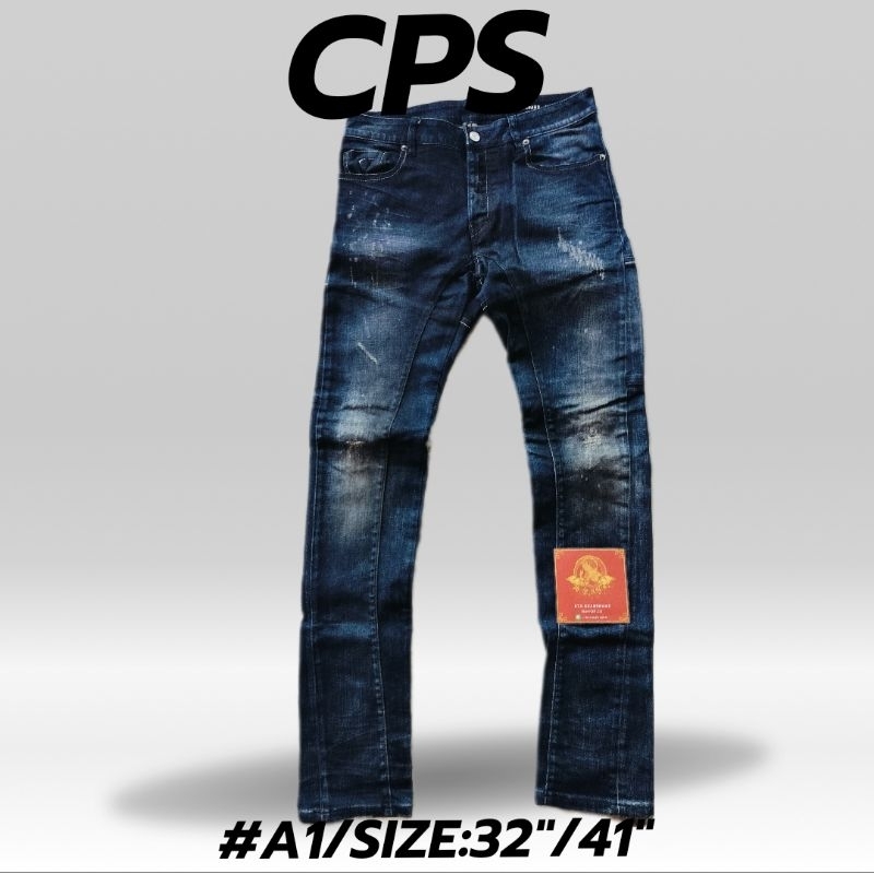 กางเกงยีนส์Cps chapแท้ออกช็อป(มือสอง)#A1 | Shopee Thailand
