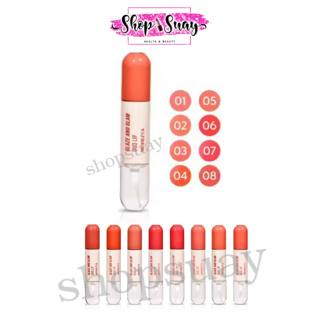Merrezca Glaze & Glam Duo Lip ลิปดูโอ้ มีทั้ง เนื้อแมทท์ และเนื้อออยล์ ...
