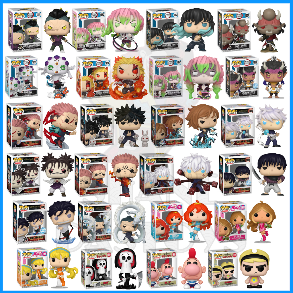 {PRE-ORDER} Funko Pop! ANIMATION : Demon Slayer, Jujutsu Kaisen, Winx ...