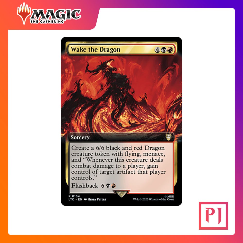 [MTG] Wake the Dragon (Extended Art) [LTR] [MULTI] [RARE] [NORMAL] [ENG ...