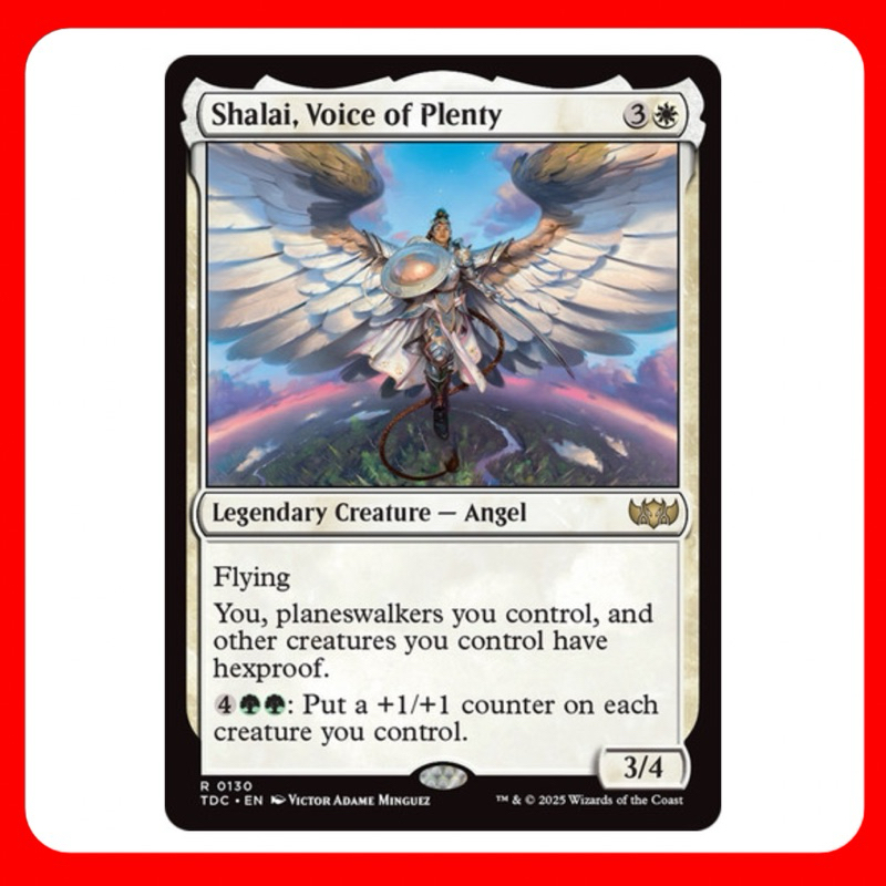 [MTG] Shalai, Voice of Plenty [TDC] [WHITE] [RARE] [NORMAL] [ENG ...