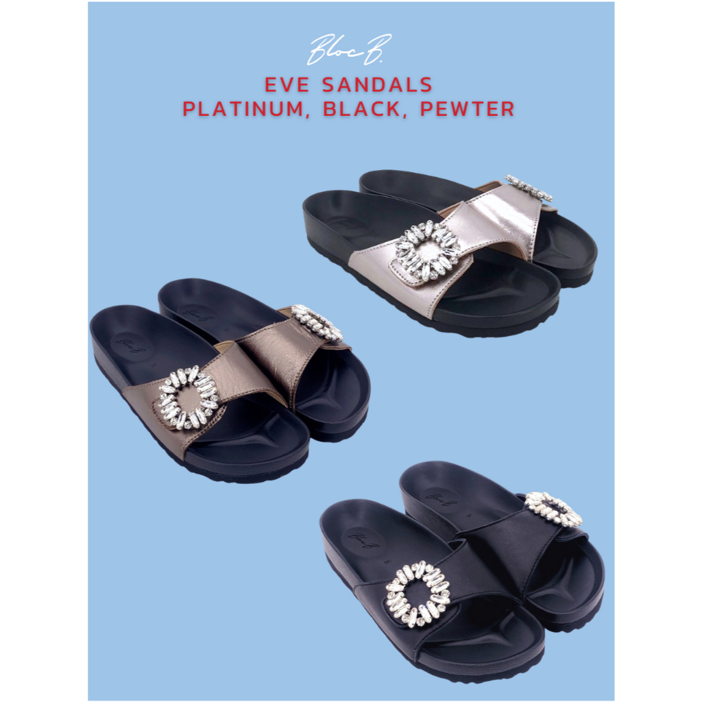 [พร้อมส่ง] Bloc B. EVE SANDALS! 3 สี | Shopee Thailand