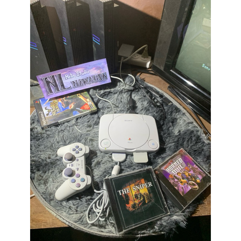 PSone Ps1 รุ่น slim แปลงติดชิพ เล่นก๊อป ข้ามโซนได้ | Shopee Thailand