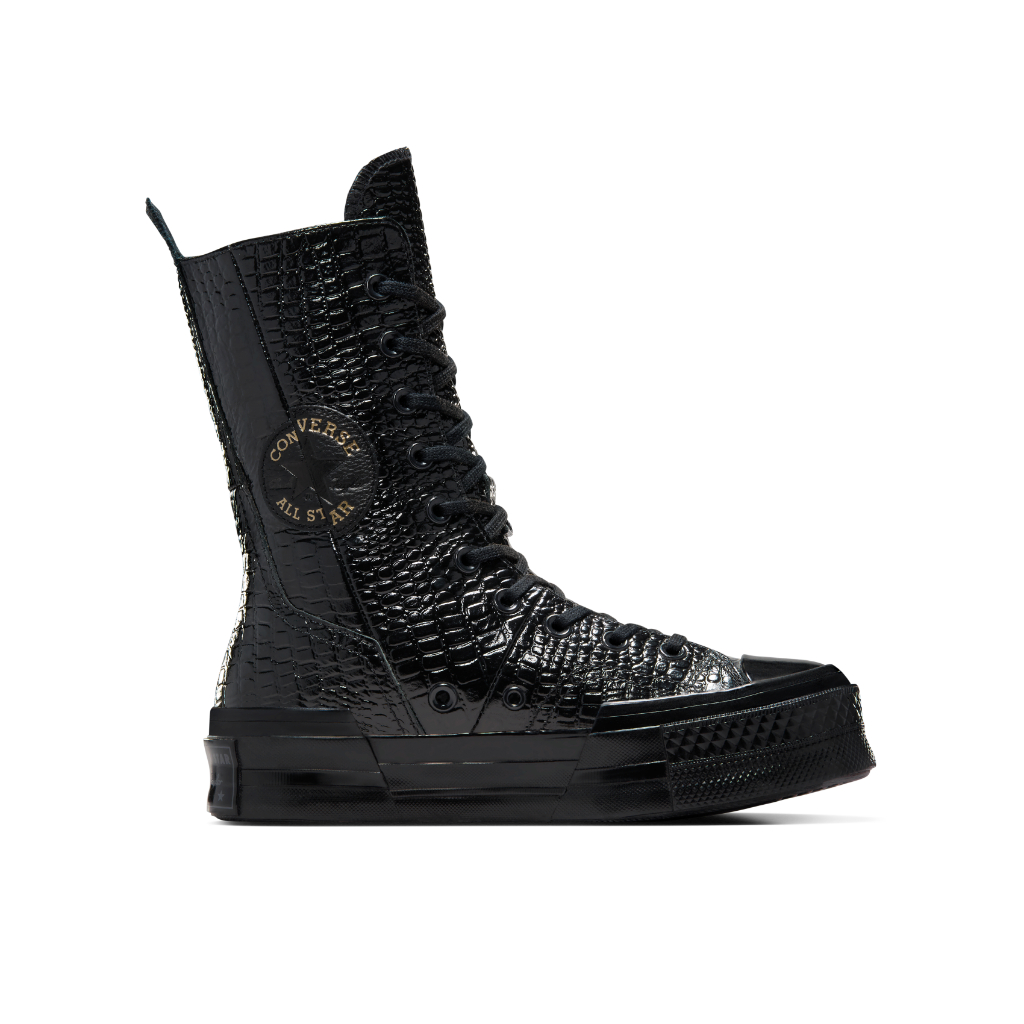 CONVERSE รองเท้า CHUCK 70 PLUS CROC LEATHER XHI BLACK ผู้หญิง A09381CF ...