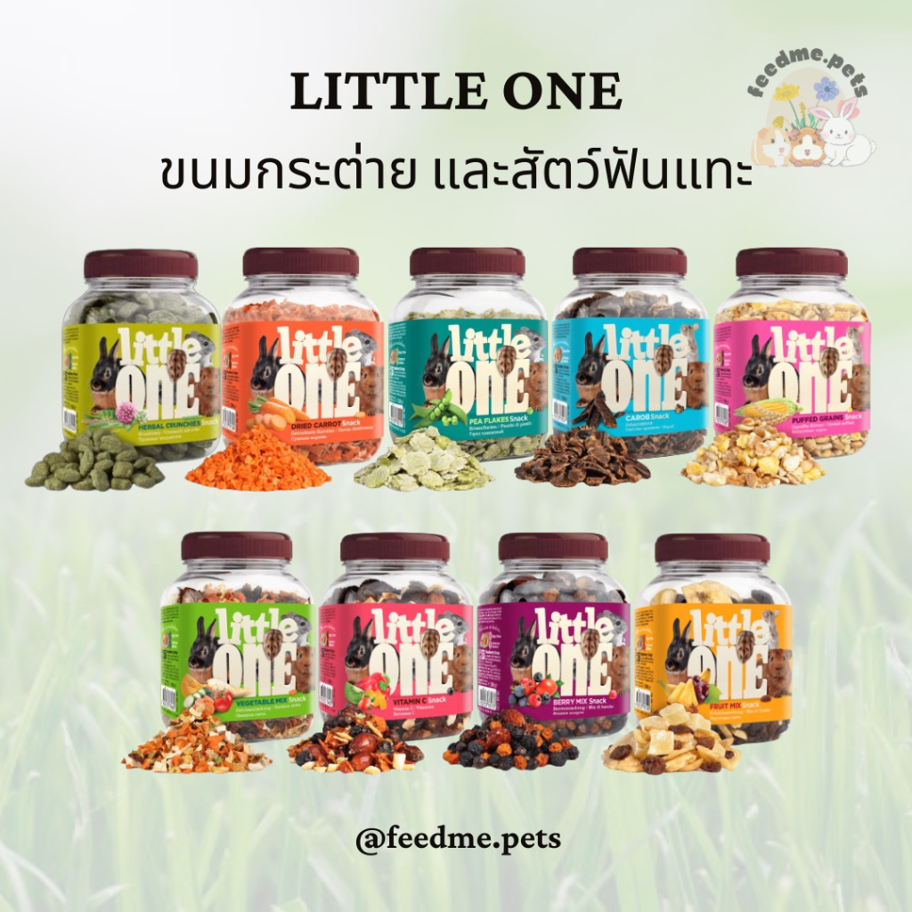 Little One ขนมผลไม้อบแห้งสำหรับกระต่าย และสัตว์ฟันแทะ | Shopee Thailand
