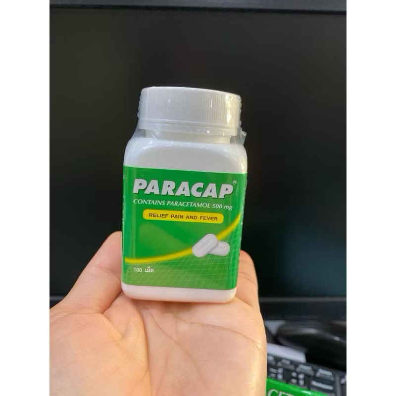 พาราแคพ paracap แก้ปวด ลดไข้ 100เม็ด | Shopee Thailand
