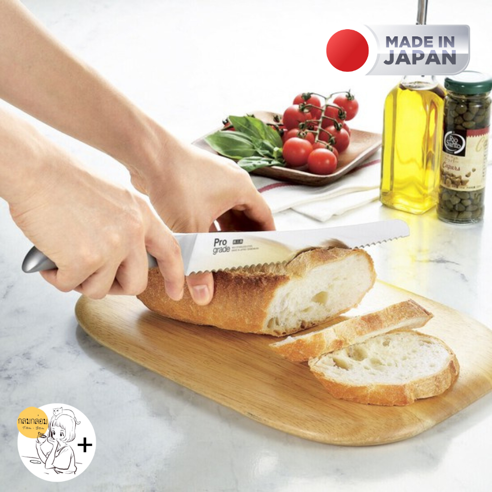 มีดตัดขนมปัง Professional Grade All Stainless Steel SHARP Pan Knife PG ...