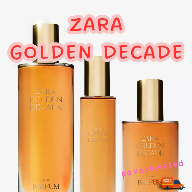 ZARA GOLDEN DECADE EDP / Elixir / Ruby / Amethyst | Shopee Thailand