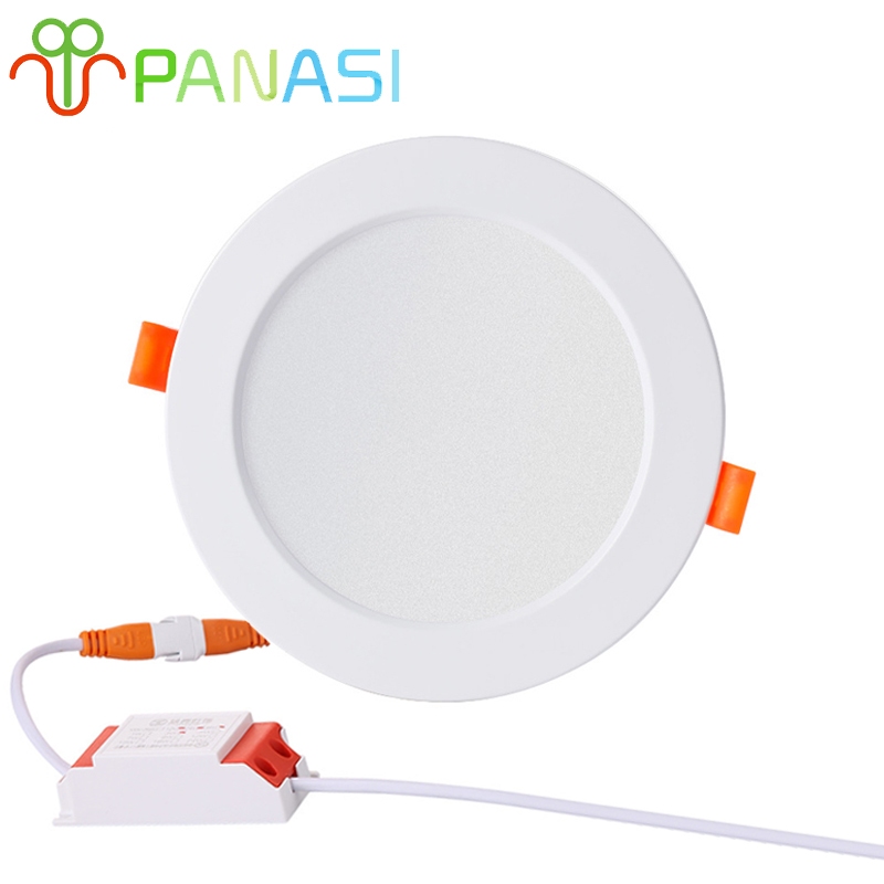 Panasi โคมไฟดาวน์ไลท์ ฝังฝ้า LED ฝังฝ้า ติดฝ้าเพดาน 18W 12W 9W 6W ดาว ...