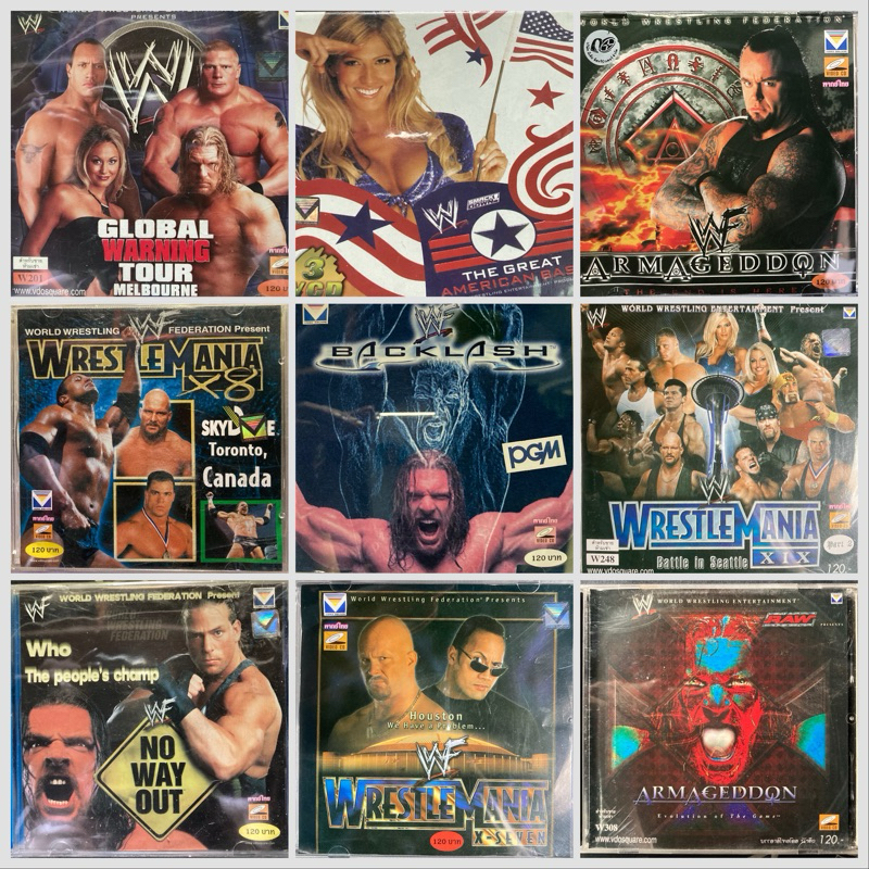 VCDมวยปล้ำWWE ลิขสิทธิ์แท้พากย์ไทย | Shopee Thailand