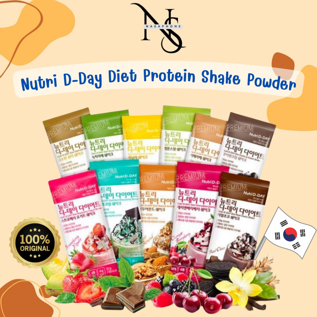 พร้อมส่ง !! Nutri D-Day Diet Protein Shake Powder (ของแท้จากเกาหลี ...
