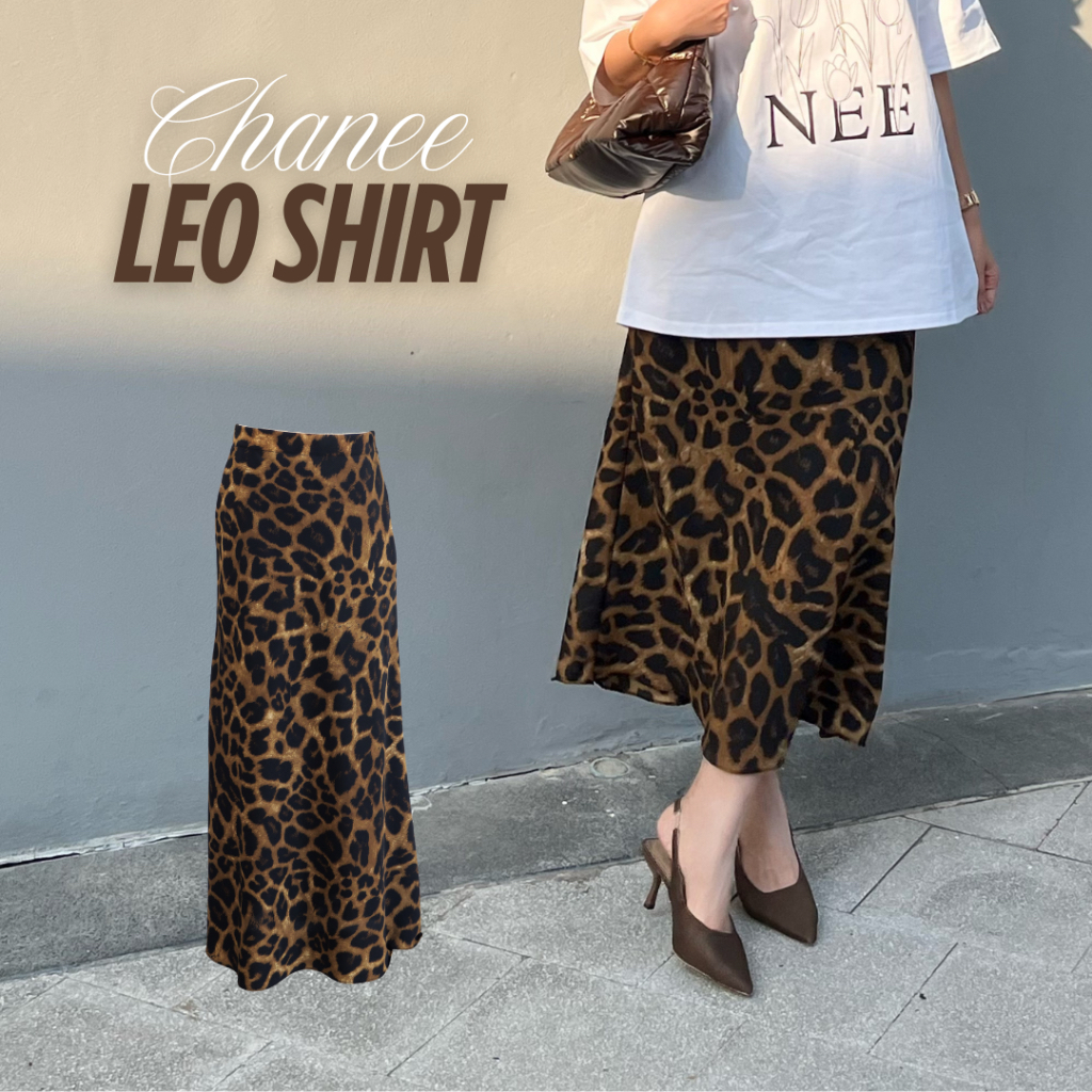 CHANEE | CHANEE Leo Skirt กระโปรงลายเสือ (SK8) | Shopee Thailand
