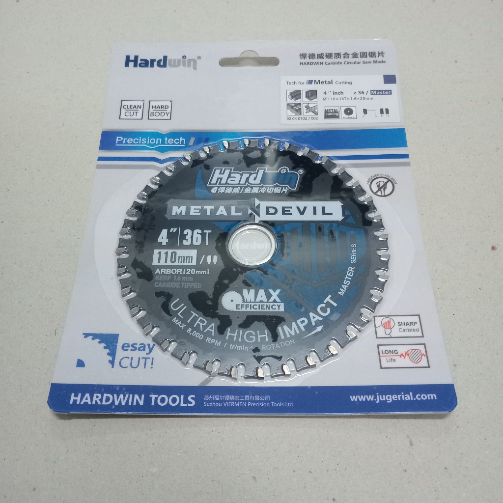 ใบเลื่อยตัดเหล็ก Metal Devil Hardwin ใบเลื่อยวงเดือน Cricular Saw Blade for Metal | Shopee Thailand