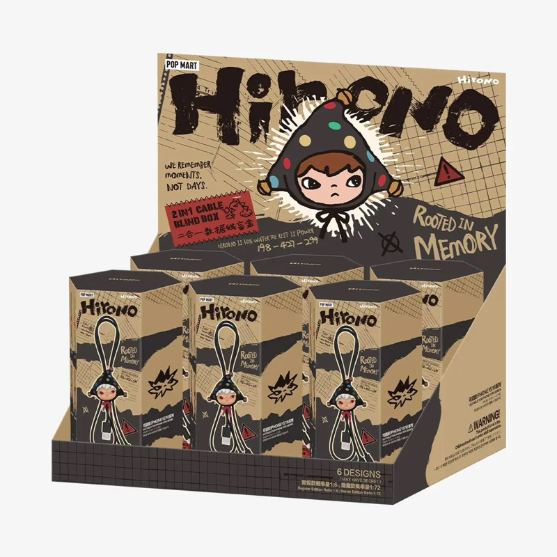 POPMART แท้ *พร้อมส่ง* Hirono Echo Series-2 in 1 Cable Blind Box ...