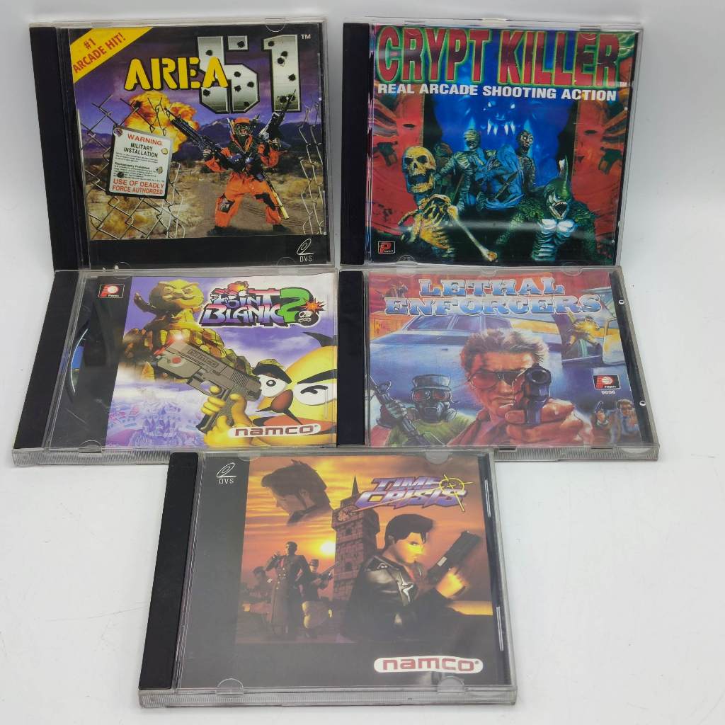 PS1 รวม 5 เกมส์ set D40 แผ่นก๊อปปั้ม [bootleg] ทุกแผ่นไม่ได้เทส ตามสถาพ ...