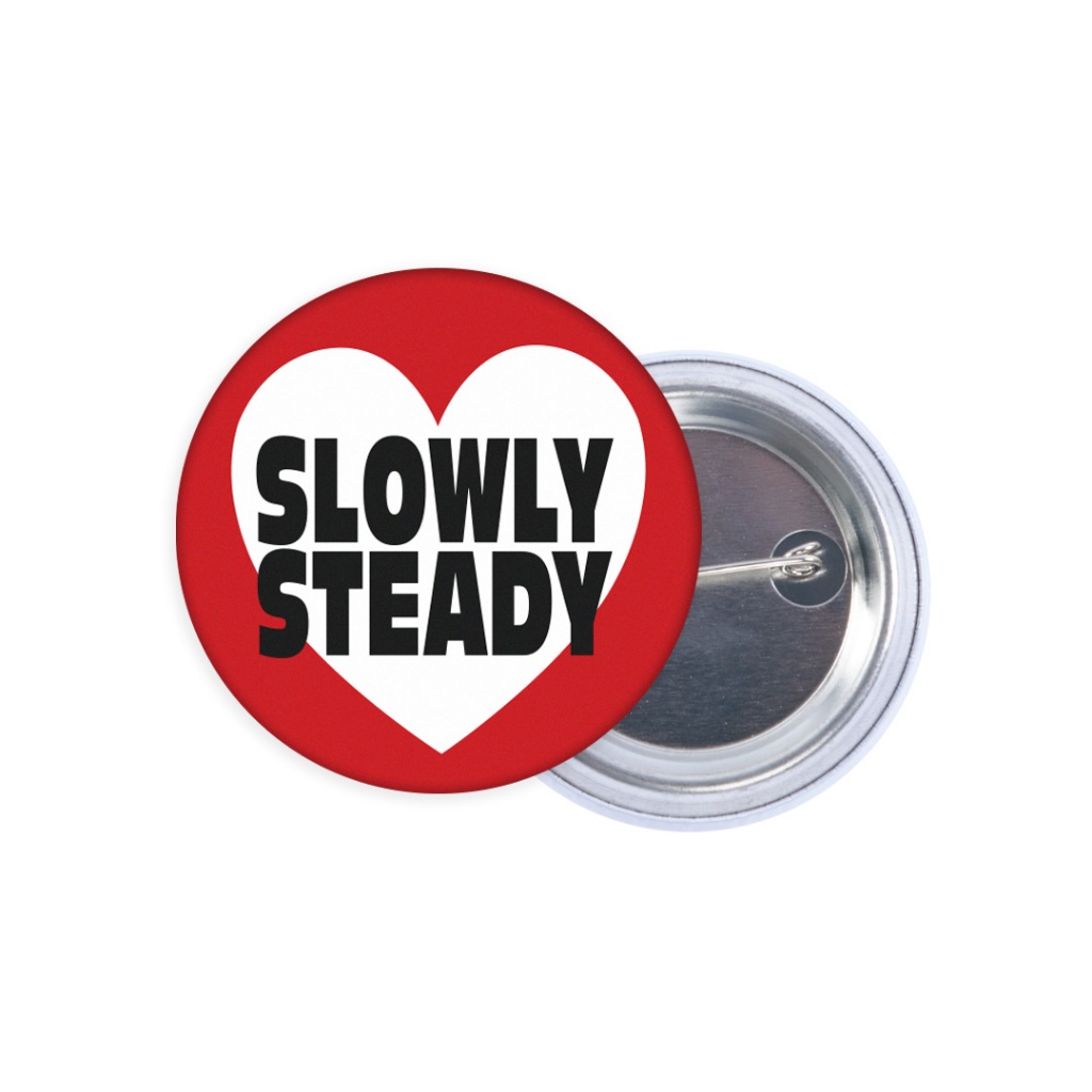Slowly Heart Pin (Slowly Steady) | Shopee Thailand