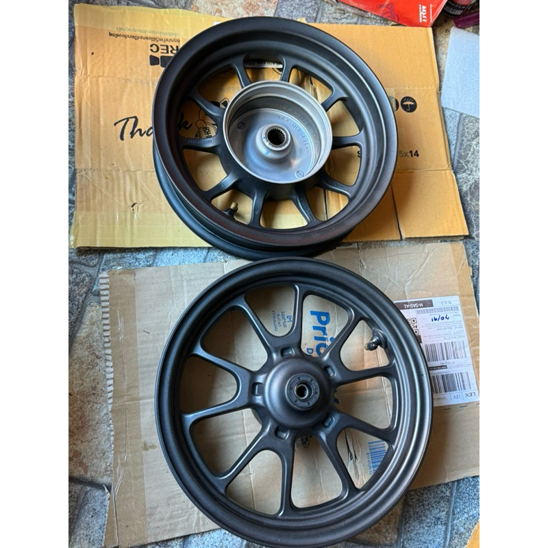 ล้อGiornoรุ่น std แท้1คู่สีดำ สภาพสวย | Shopee Thailand