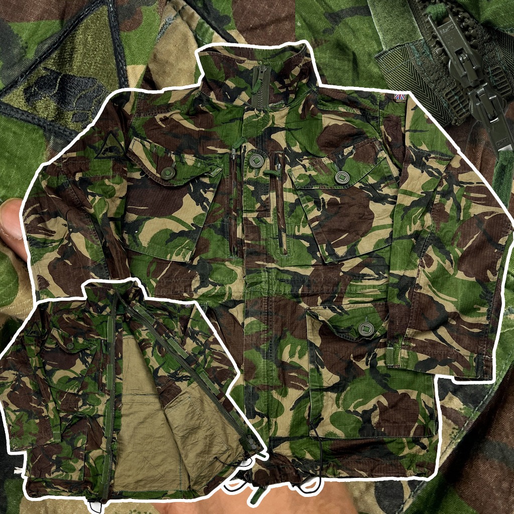 แจ็คเก็ตเดินป่า แจ็คเก็ตวินเทจ Genuine British army jacket combat DPM ...