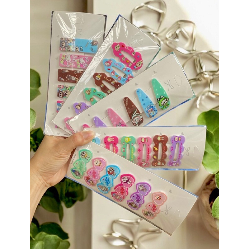 🔥ยกโหล 🔥 กิ๊บติดผม 12 แผงคละแบบ C0077 | Shopee Thailand