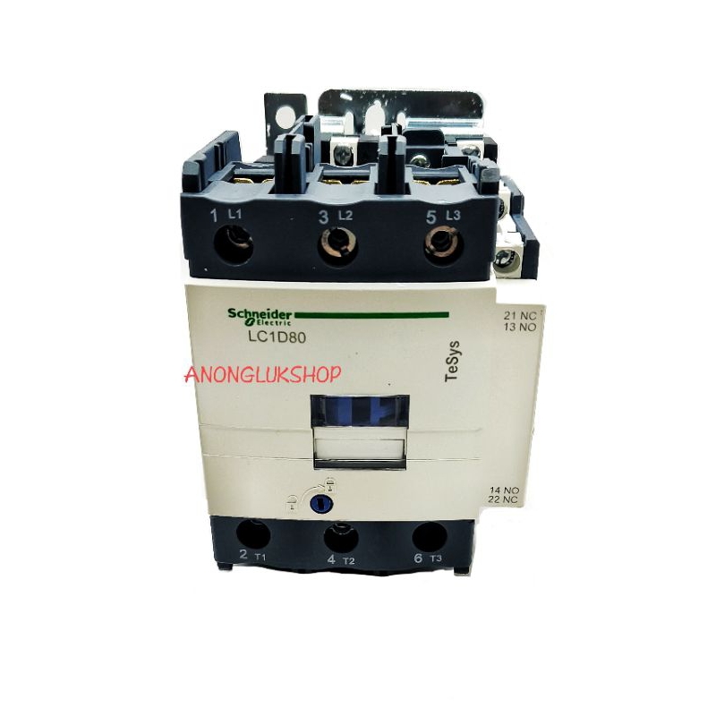 LC1D80 LC1D-80 LC1-D80 Magnetic Contactor LC1D80M7C 220VAC แมกเนติก คอน ...
