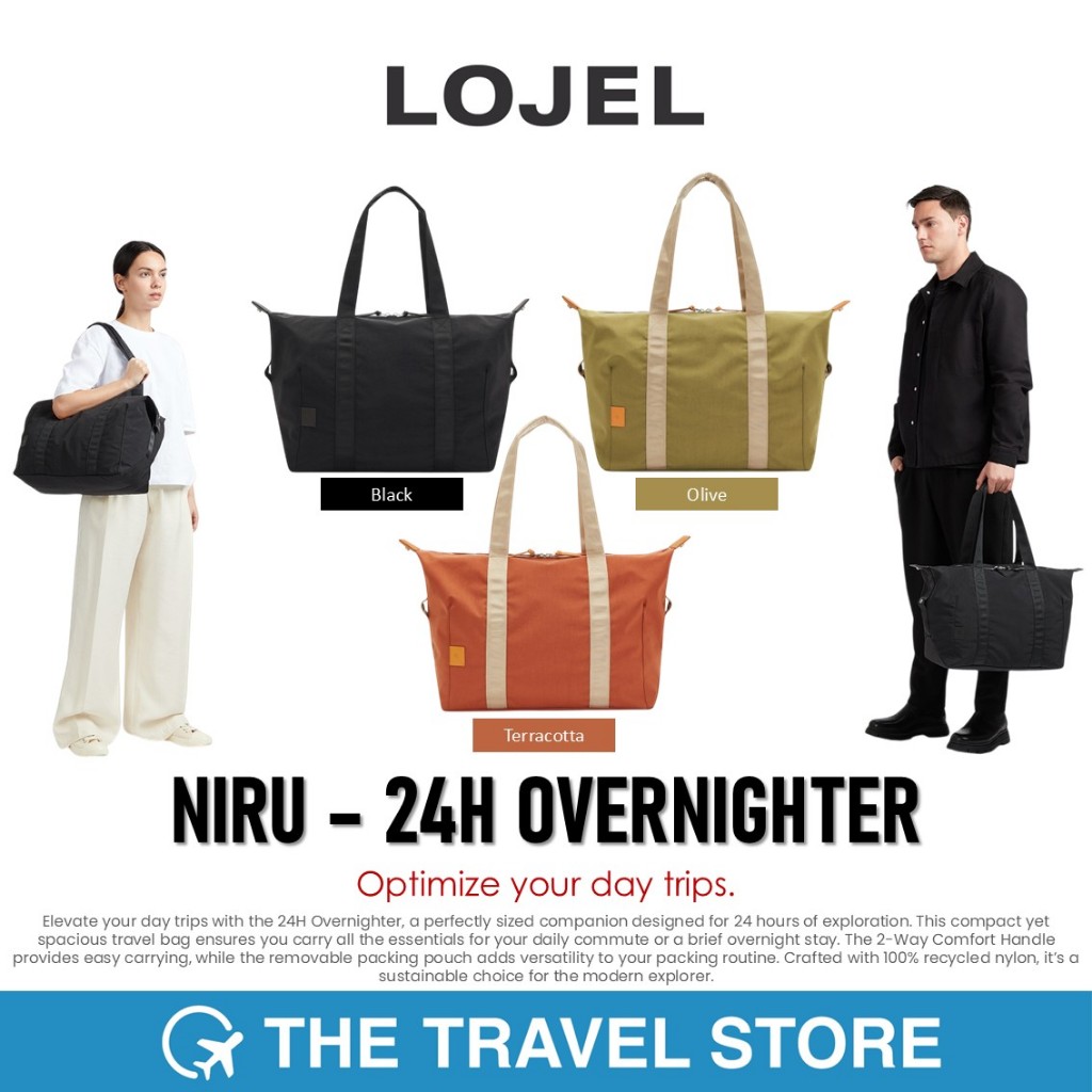 Lojel NIRU – 24H OVERNIGHTER Optimize your day trips กระเป๋าถือ หิ้ว พาดหัวไหล่ | Shopee Thailand