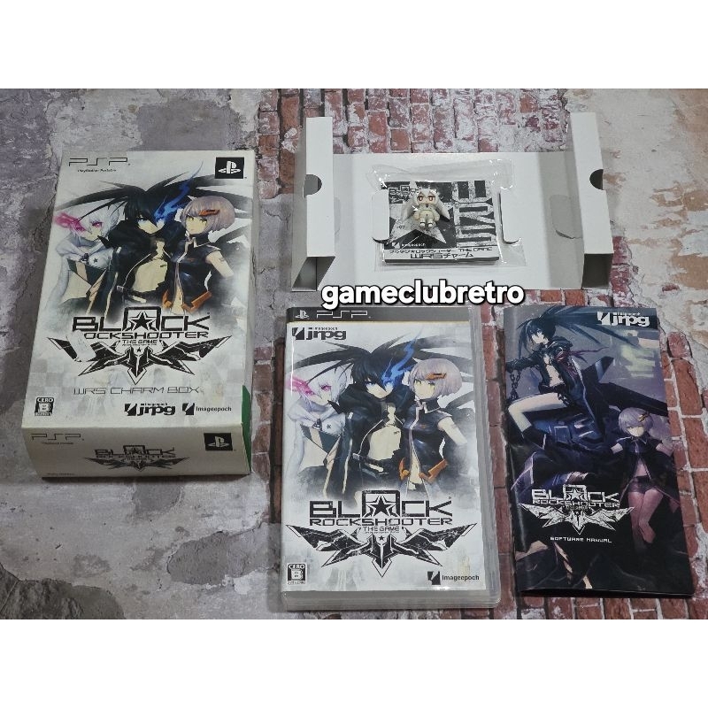 Black Rock Shooter The Game WRS Charm Limited Console PSP Version JP ...