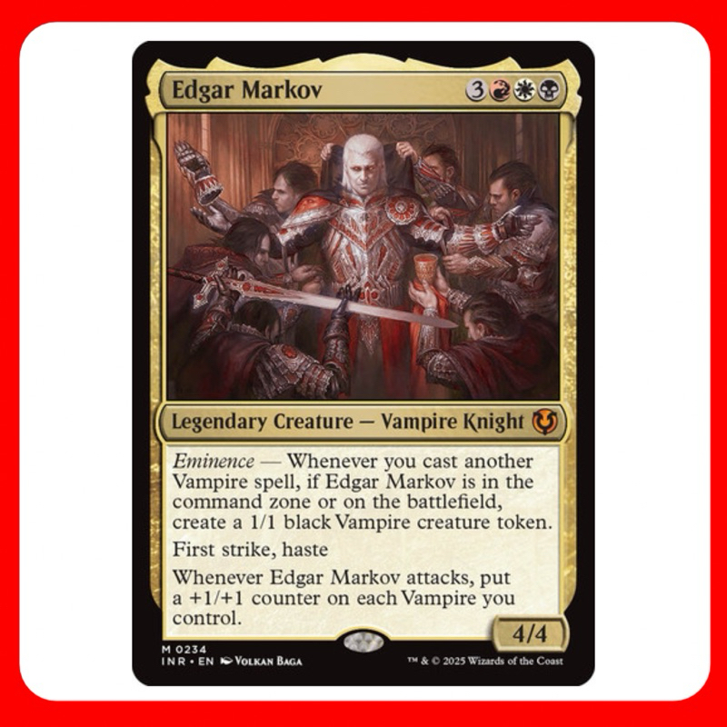 [MTG] Edgar Markov [INR] [MULTI] [MYTHIC] [NORMAL] [ENG] (การ์ดเมจิค ...