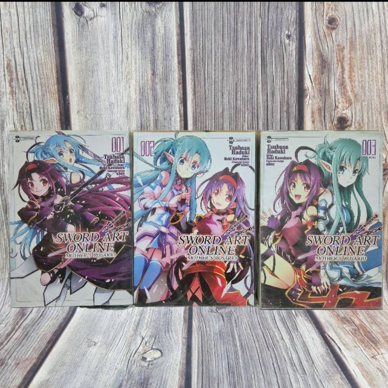 Sword Art Online Mother's Rosarioเล่ม1-3 จบ ยกชุด มือหนึ่ง พร้อมส่ง หนังสือการ์ตูน | Shopee Thailand