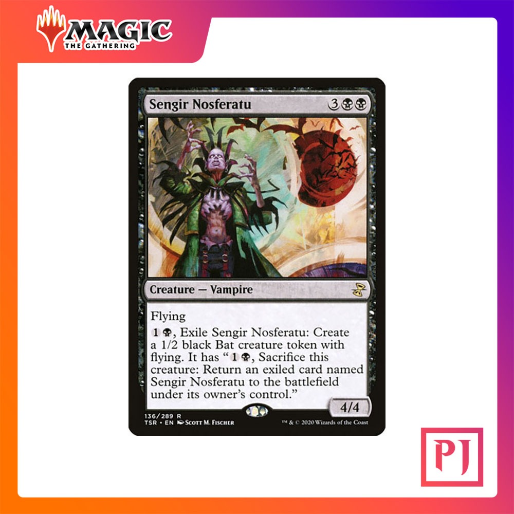 [MTG] Sengir Nosferatu [TSR] [BLACK] [RARE] [NORMAL] [ENG] (การ์ดเมจิค ...