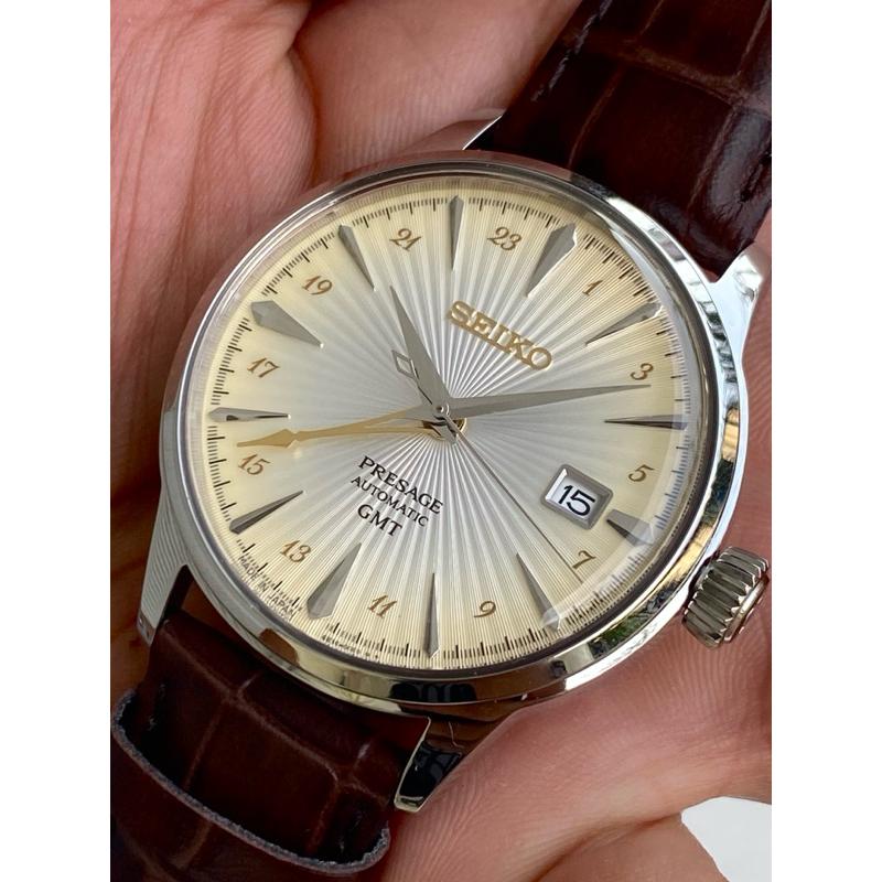 นาฬิกาข้อมือ SEIKO Presage Cocktail Time GMT Automatic SSK041J1 ...