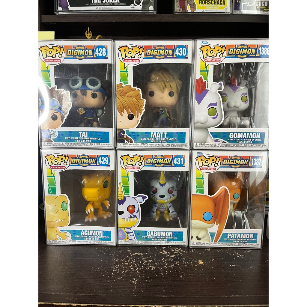 ฟิกเกอร์ Funko Pop อนิเมะ Digimon ครบเซ็ท ตัวแรร์หายาก | Shopee Thailand