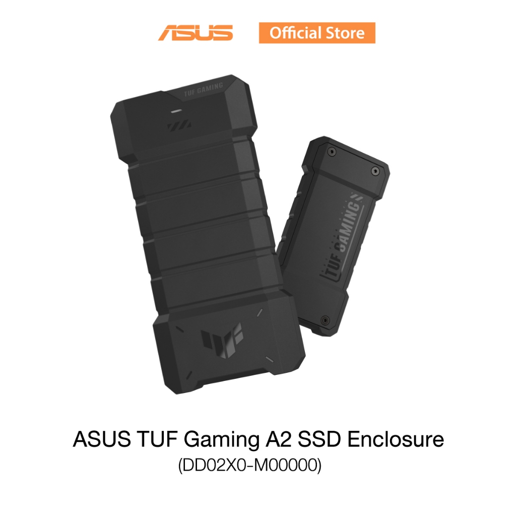 ASUS TUF Gaming A2 SSD Enclosure, M.2, USB3.2 Gen 2x2, 20 Gbps, Black ...