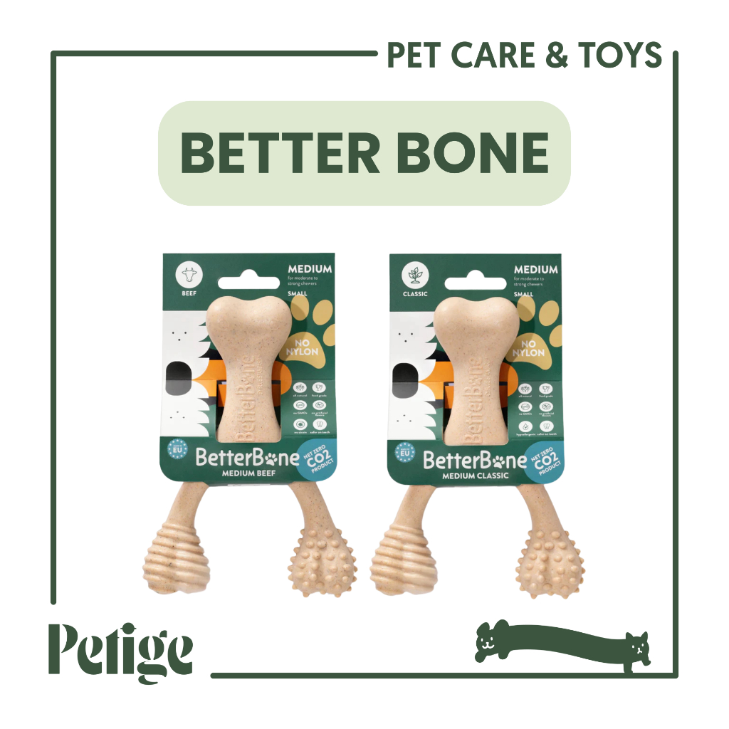 Better Bone Medium ของเล่นกระดูกแทะสำหรับขัดฟันสุนัข ไซส์กลาง | Shopee ...
