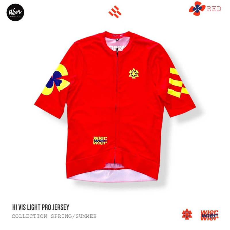 Hi Vis Light Pro Jersey : Red - เสื้อจักรยาน ใส่ได้ทั้ง ชาย/หญิง คุณภาพ ...
