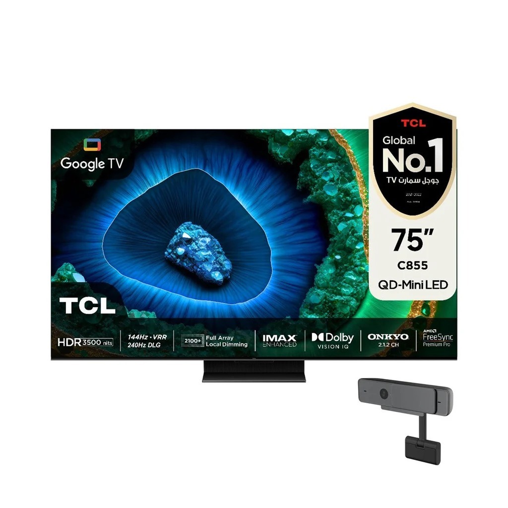 TCL ทีวี 75 นิ้ว รุ่น 75C855 Premium QD-Mini LED 4K TV QLED PRO ONKYO 2.1.2CH 144Hz VRR IMAX ...