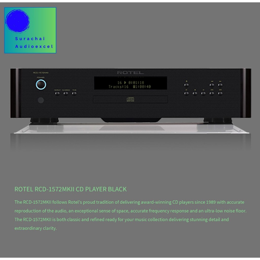 ROTEL : RCD-1572 MKII (BLACK) CD Player | Shopee Thailand