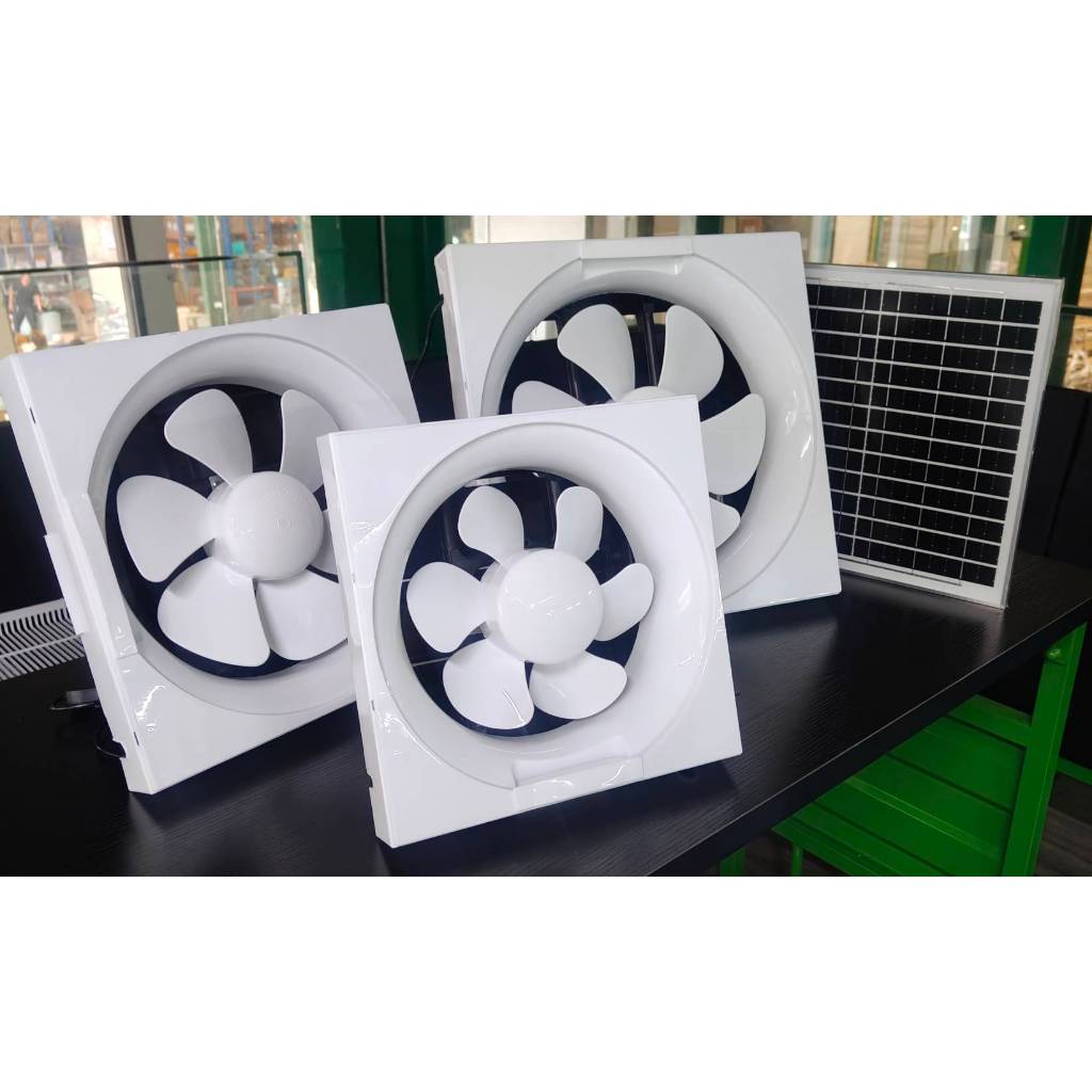 NEW โซล่าเซลล์พัดลมตูดอากาศSolar energy exhaust fanpowered electric ...