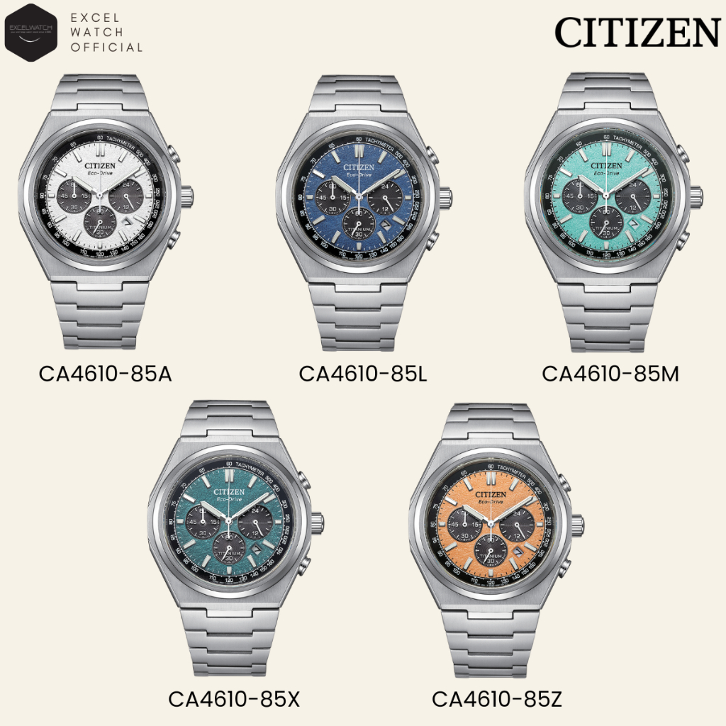 [ Excel Watch ] นาฬิกา CITIZEN Eco-Drive ZENSHIN รุ่น CA4610-85A CA4610 ...