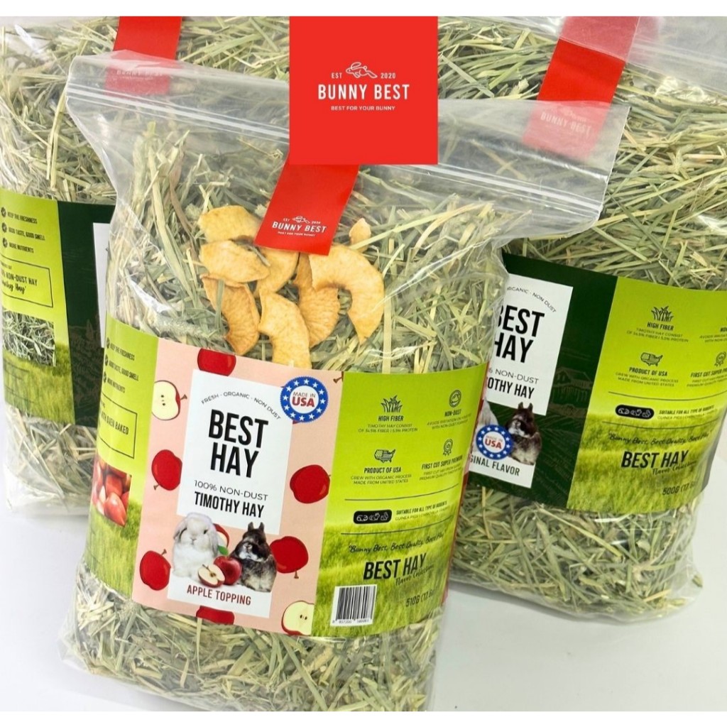 Bunny Best (บันนี่ เบสท์) Best Timothy Hay หญ้าทิโมธีสูตร Apple 🍎 หญ้า ...
