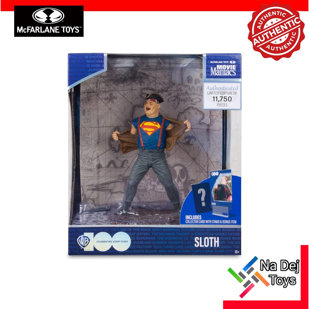 Movie Maniacs Sloth McFarlane Toys 7" Figure มุฟวี่ มานิแอค สล็อท ขนาด ...