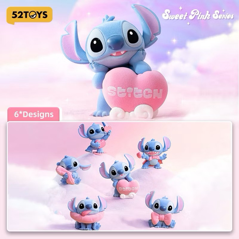 โค้ดไลฟ์ลด 100.- | แกะตัว 52TOYS Disney Stitch Sweet Pink Series ...