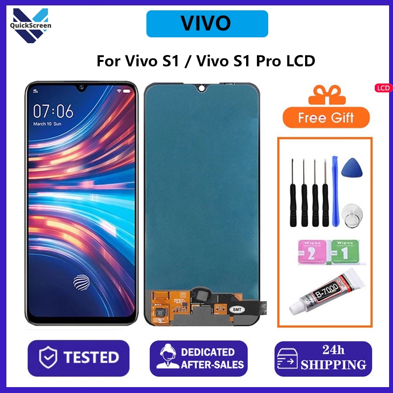 [QuickScreen] จอ LCD สำหรับ Vivo S1 / Vivo S1 Pro ชุดประกอบหน้าจอสัมผัส ...