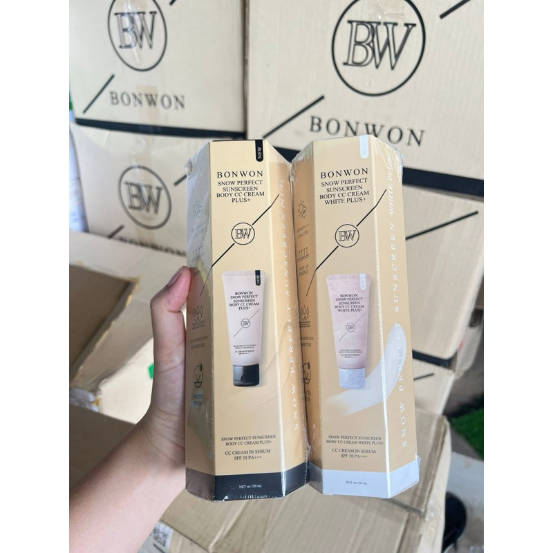 กันแดดทาผิวกาย กันแดดบอนวอน BONWON Sunscreen 150ml (1กล่อง) | Shopee ...