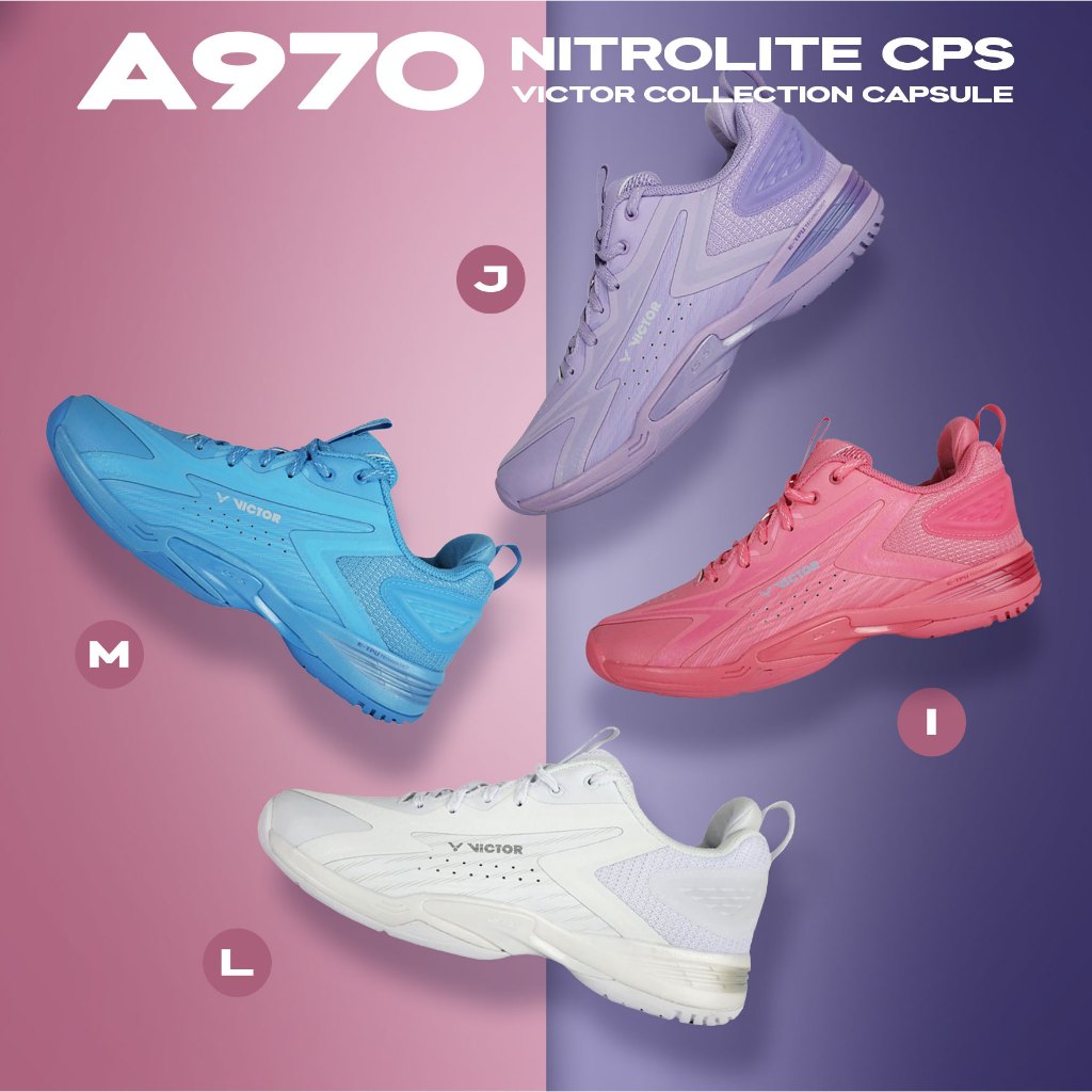 🌈(นักกีฬาโปรเลือกใช้!)🌈 VICTOR A970 NitroLite Capsule Collection👟🏸 ที่ใส่โดย Lee Zii Jia V-Shape ...