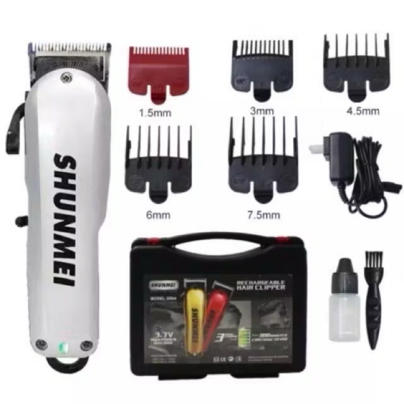 แบตตาเลี่ยน ปัตตาเลี่ยน ตัดผม SHUNMEI 808A แถม กระดาษกันผม ผมเปื้อนคอ | Shopee Thailand